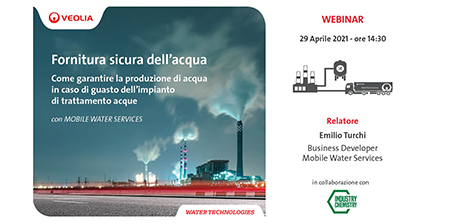 Fornitura sicura dell'acqua con Mobile Water Services di Veolia